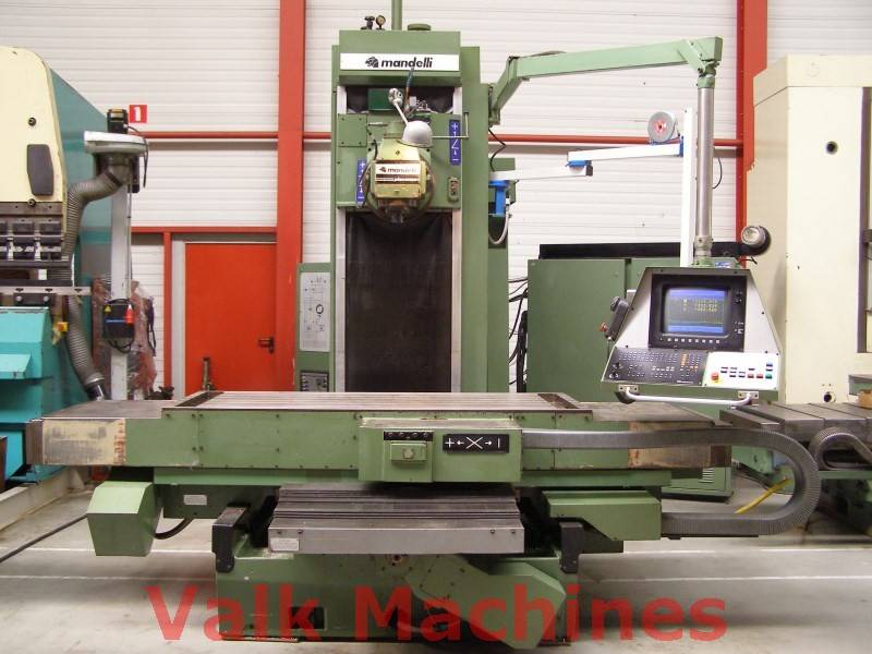 Gebrauchte CNC Bettfräsmaschine Mandelli H2100