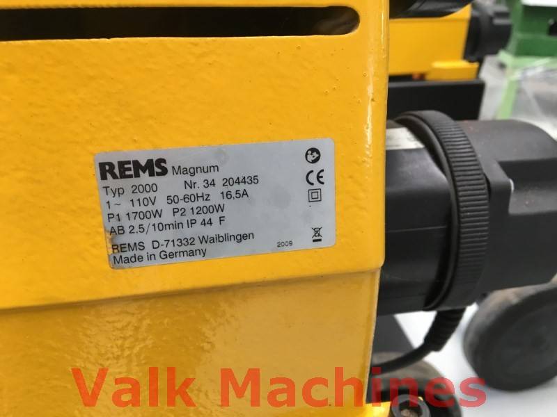 Auf Lager: Zweitehand Gewindeschneider Rems Magnum 2000 bei Valk ...